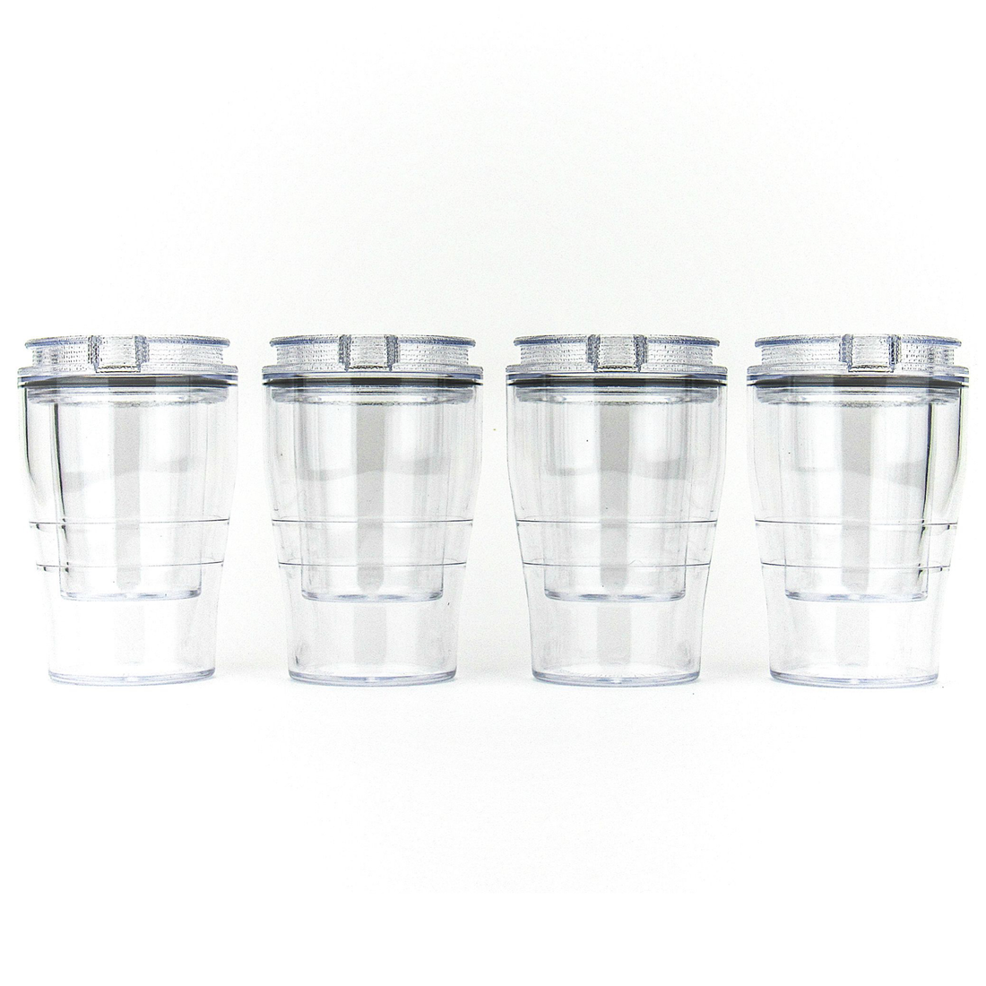 Double Take Shot Glass (Clear) - 4 Pack – Double Take Containers
